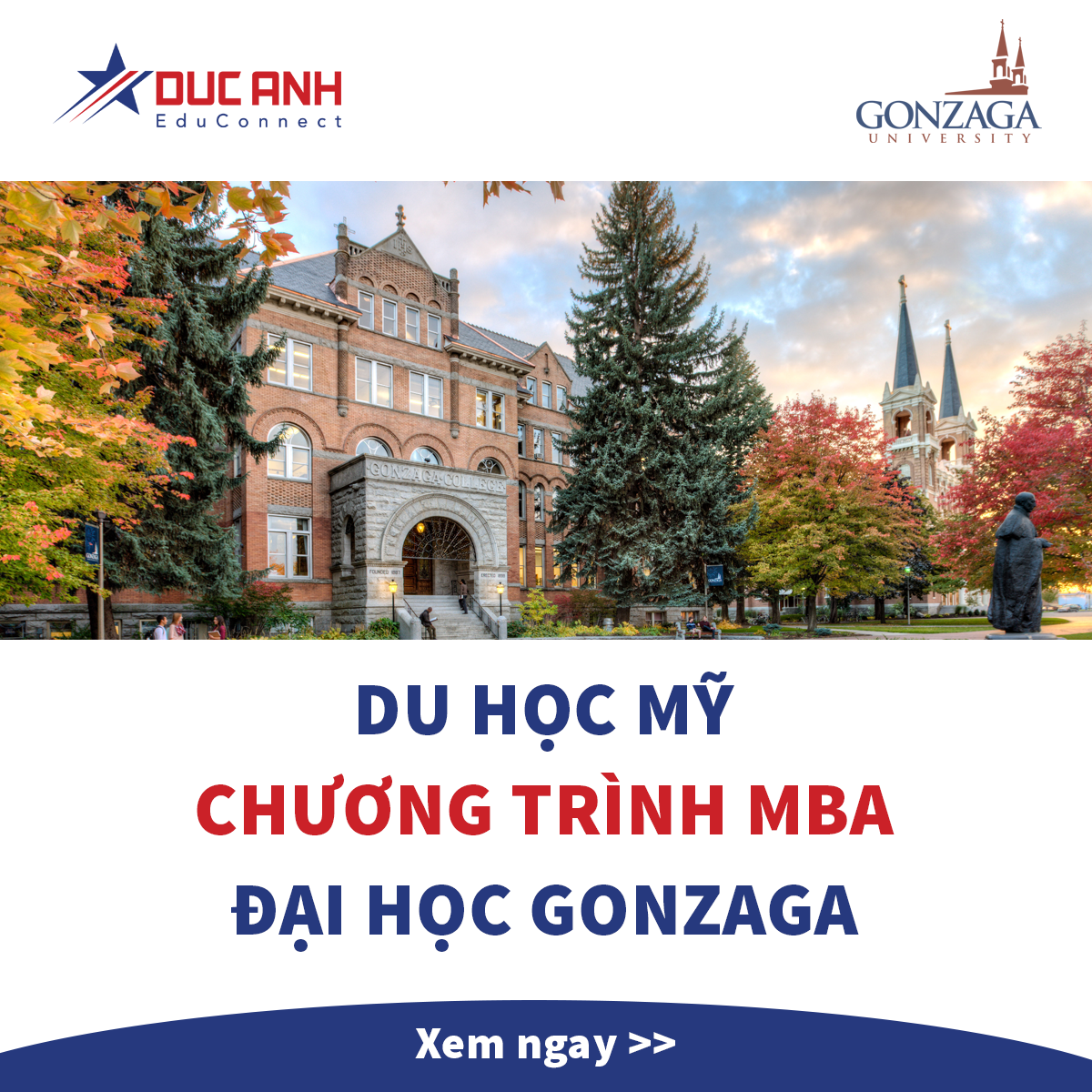 Du học MBA tại Đại học Gonzaga - chương trình TOP 50 tại Mỹ